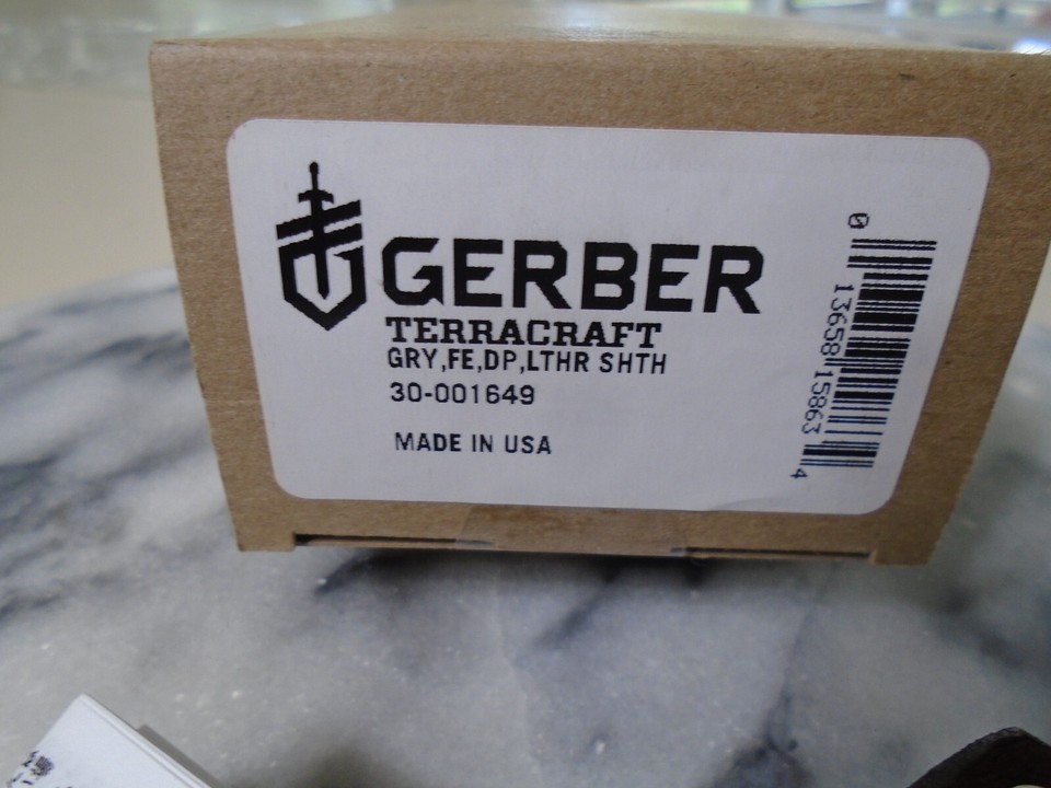 Gerber USA TERRACRAFT Fixed Blade Hunter Knife Full Tang CPM S30V Steel ...