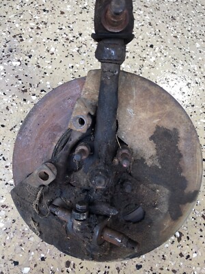 Triumph TR3, 3A Left Front Suspension Upright, Trunnion, Hub Assembly ...