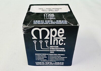 Motor Protection Electronics MPE 002-480-123 Phase Monitor | eBay