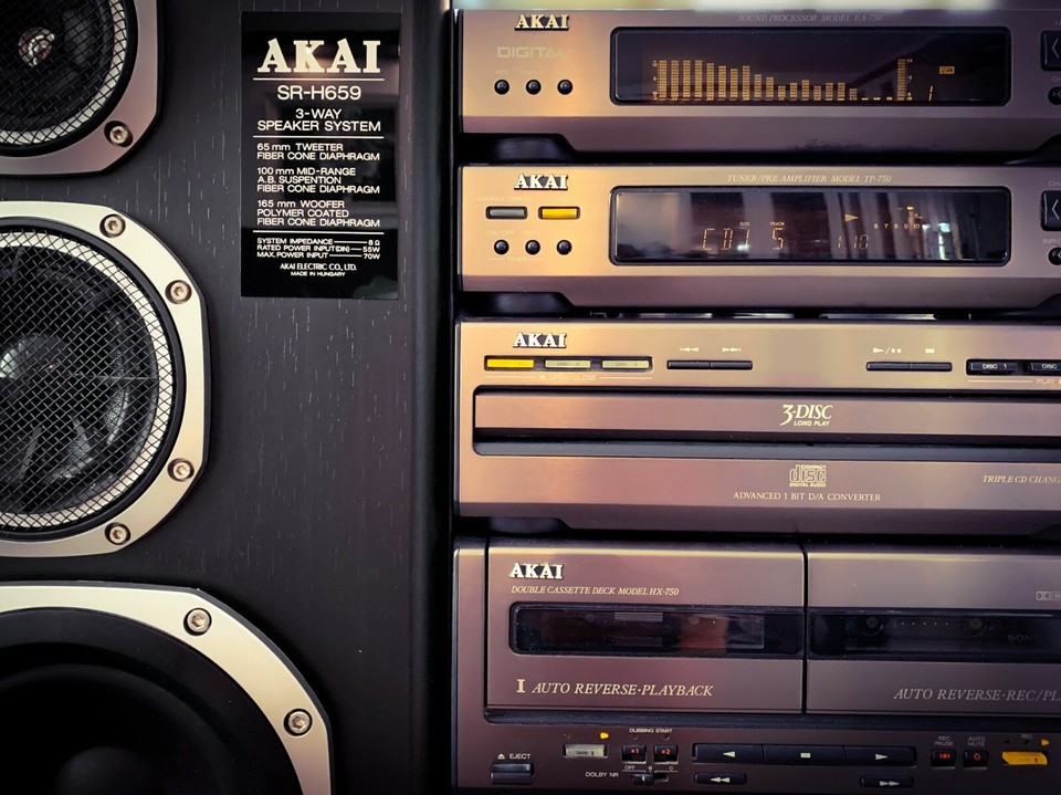 AKAI PA-950 🌈RaRe🌈 Vintage Stereo Components System | eBay