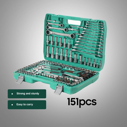 151 PCS Mechanical Tool Socket Set Automotive Repairing With 72tooth ...