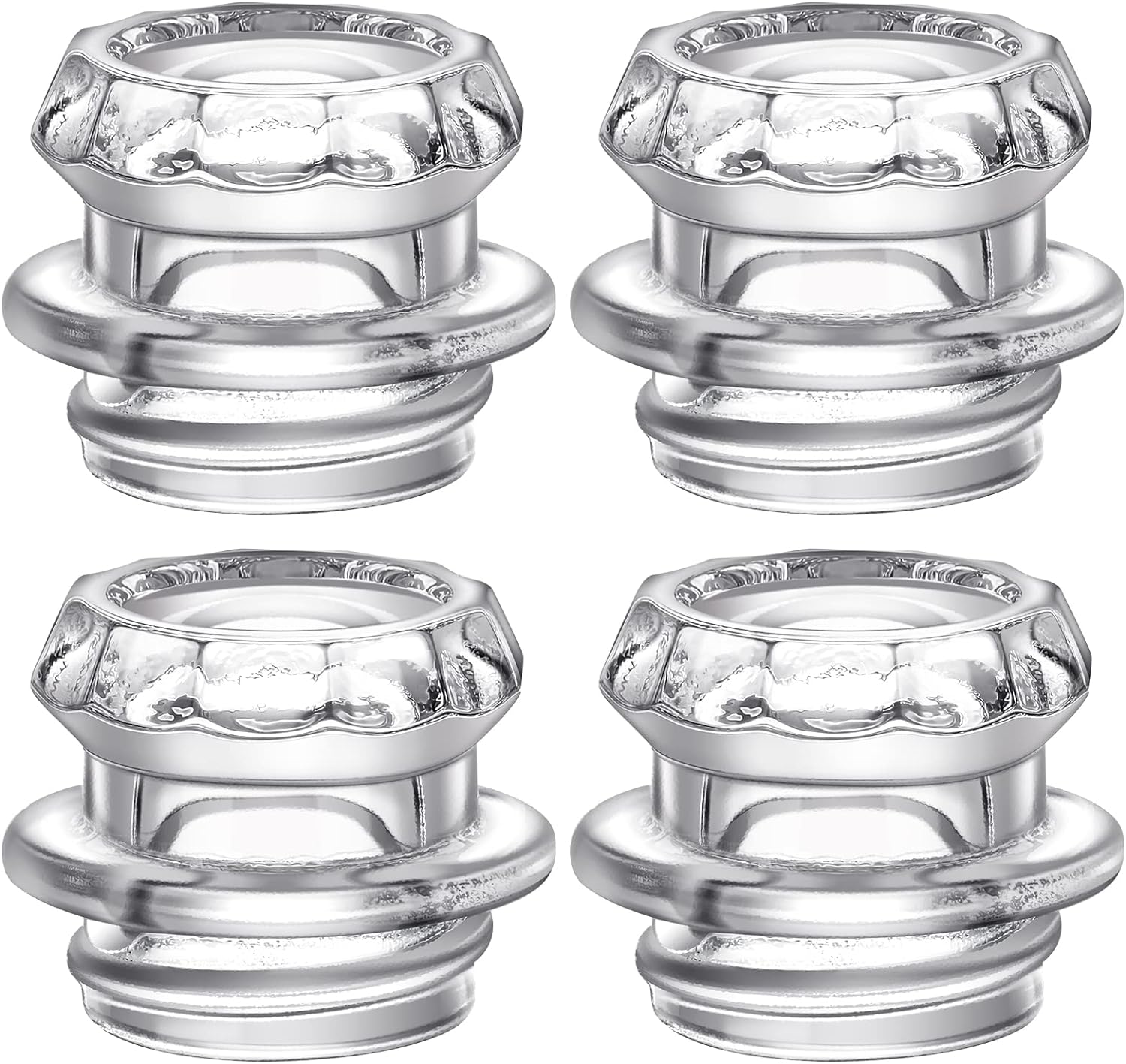 Vesici Coffee Percolator Pot Replacement 4 Pieces Glass Percolator Top ...