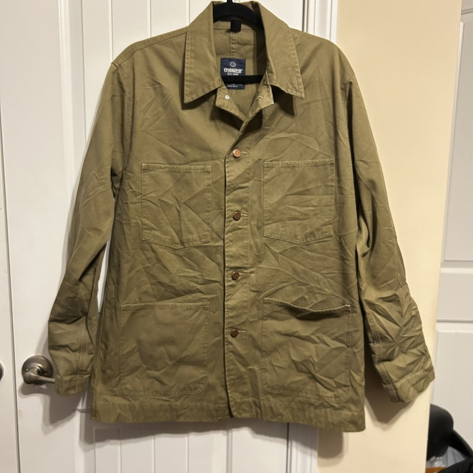 Oshkosh Chore Barn Jacket Men’s M Work Wear Cotton Canvas Sanforized | eBay