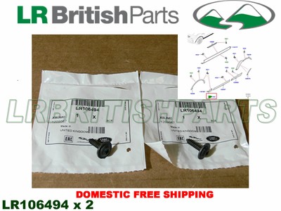 GENUINE LAND ROVER BODY MOULDING SCREW SET OF 2 NEW DISCOVERY 17 ON ...