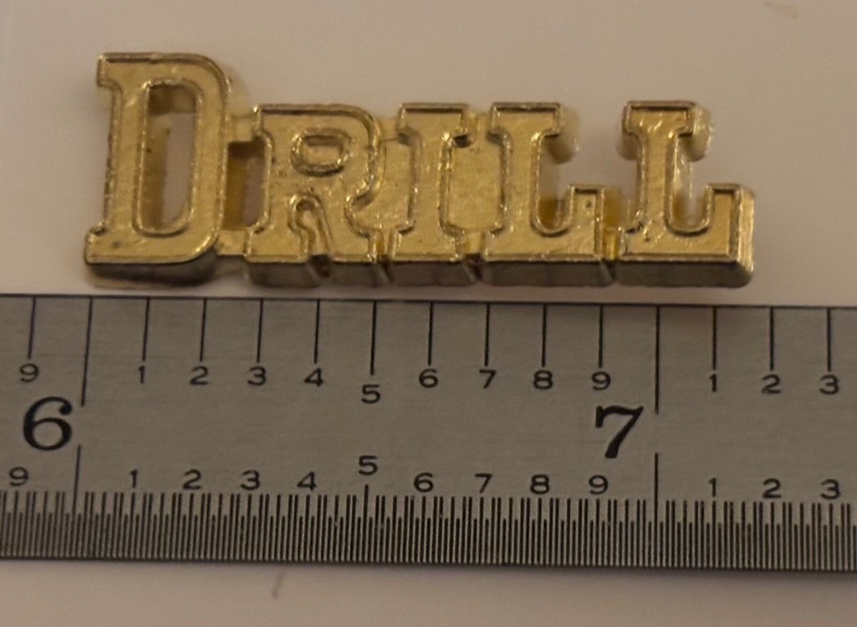 Vtg Varsity Letter Jacket Metal Pins Bars Cheer Baseball Golf YOU ...