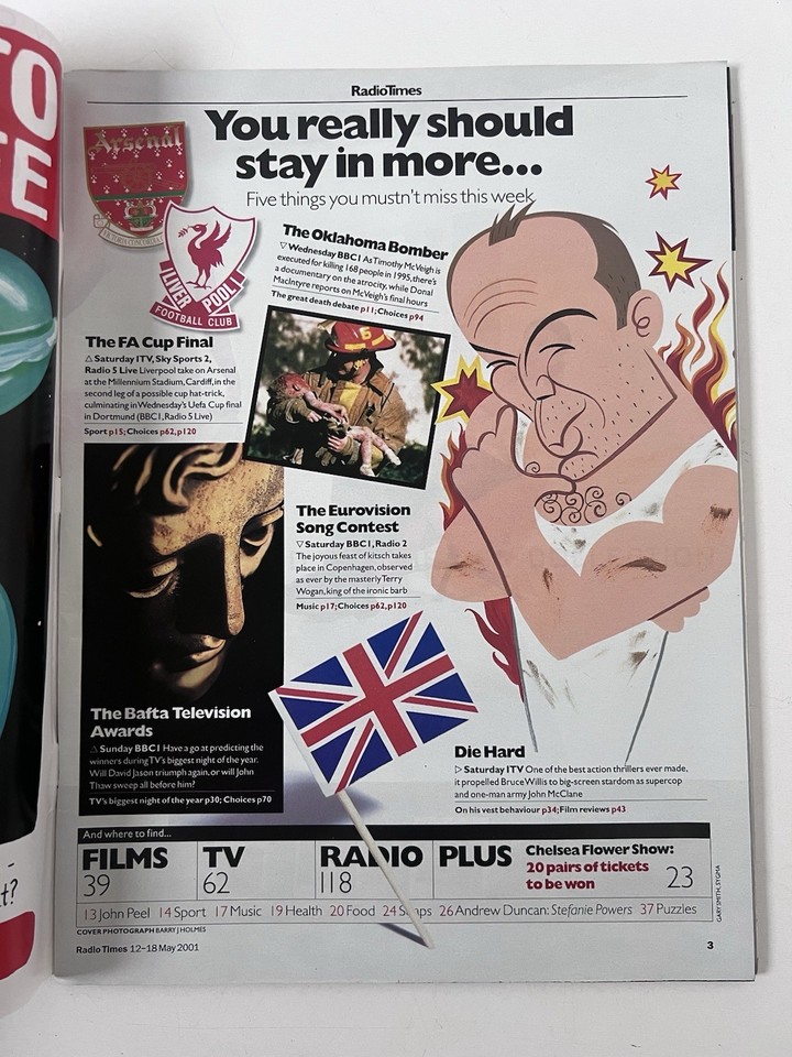 Radio Times Magazine – King Gong Angus Deayton BAFTA Host Cover – May ...