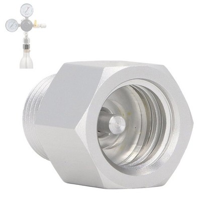 Aluminum For Soda Maker Valve Adapter TR214 to CGA320 for Stable Gas ...