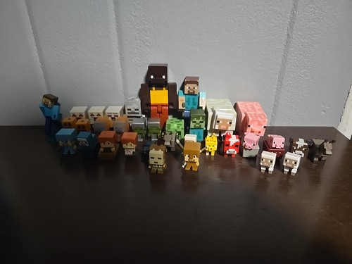 Lot Of 34 Mini Minecraft Characters & Animals | eBay