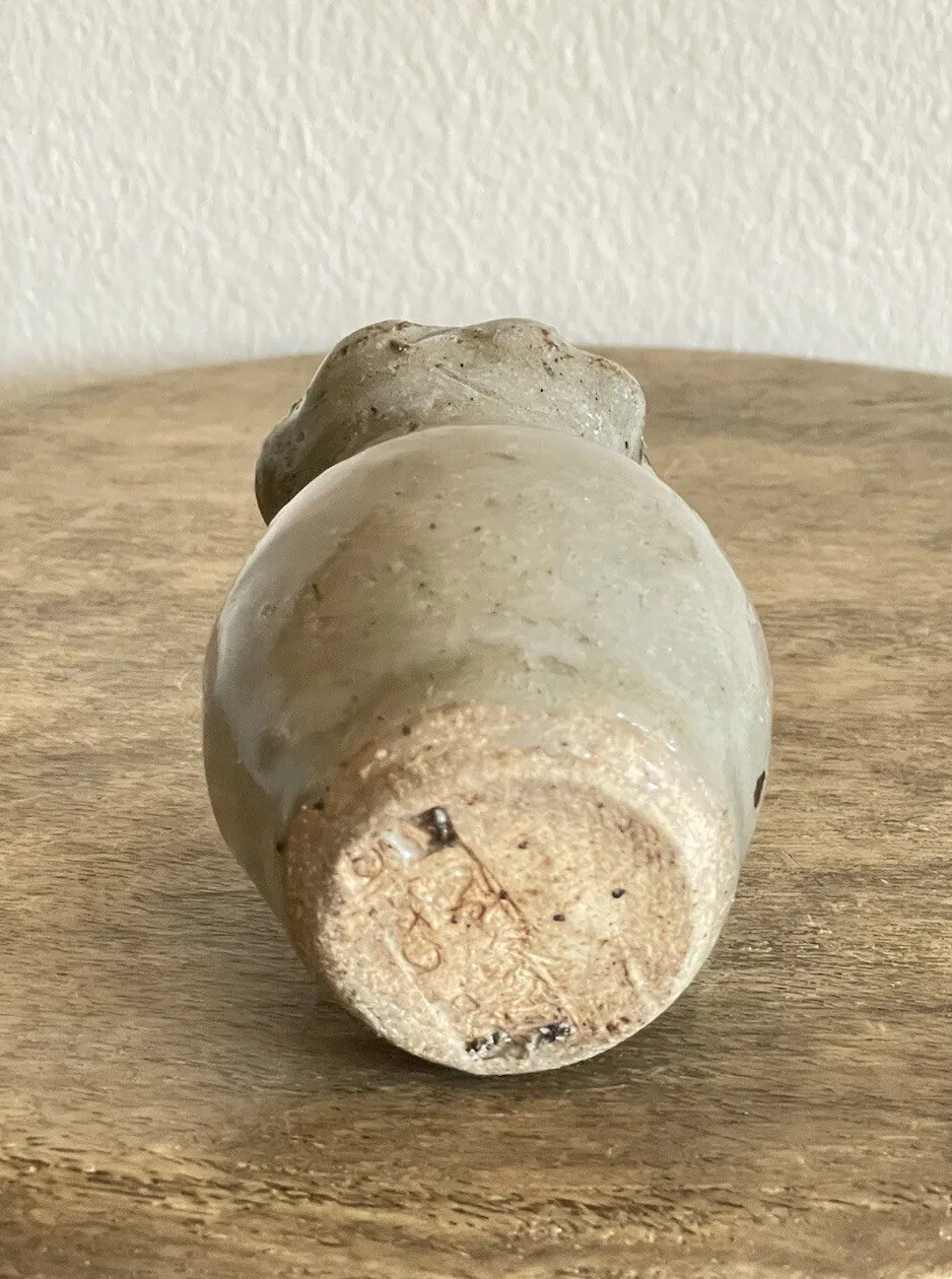 Early Burlon Craig Gray Fluted Mini Vase 3.5" North Carolina Catawba ...