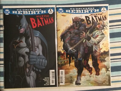 All Star Batman #’s 1,2,3,4,5,6,7 Rebirth 2016 Jock Variants NM cond ...