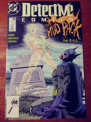 BATMAN DETECTIVE COMICS #606 FIRST PRINT DC COMICS (1989) MUD PACK CLAY ...
