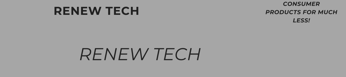 Renew Tech | eBay Stores