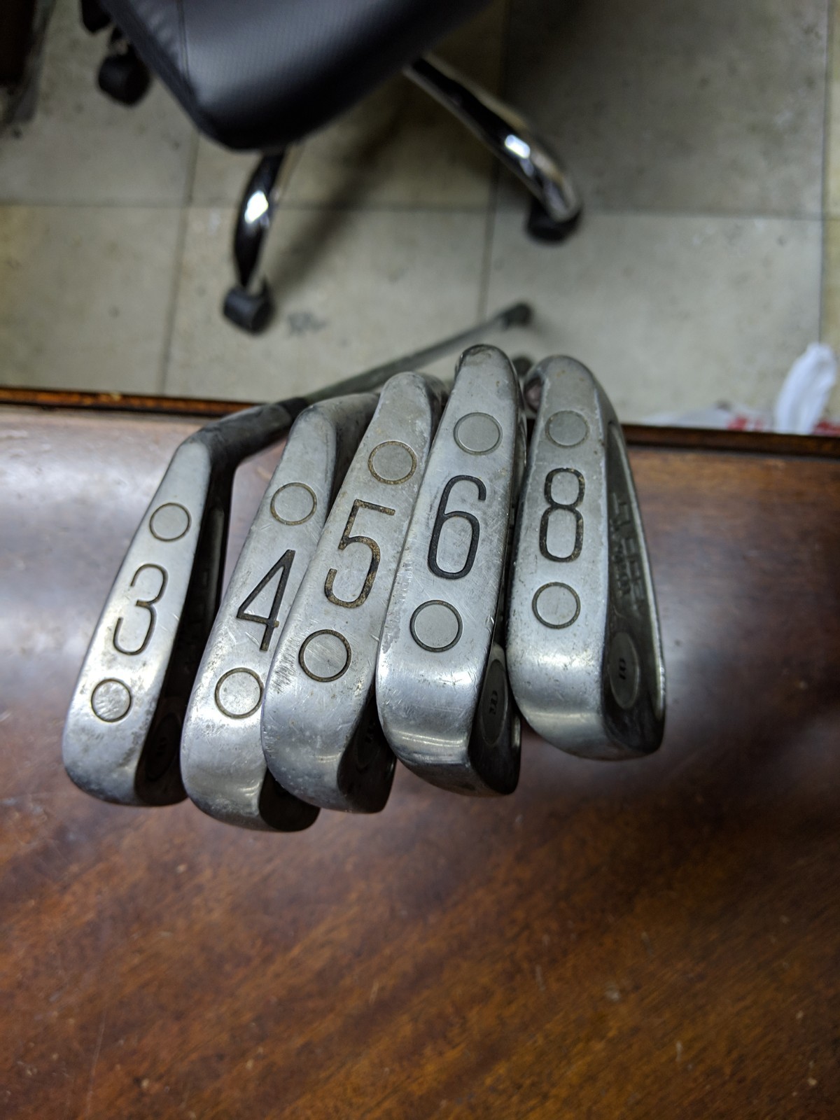 Wilson 1200 LT Iron Set 3-6 and 8 | eBay