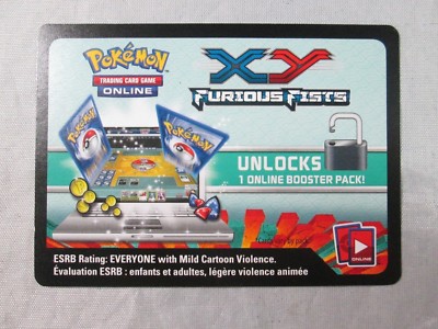 Pokemon - TCG XY Furious Fists - 1 Online Booster Pack | eBay