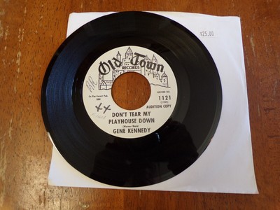 Gene Kennedy Don't Tear My Playhouse Down / I Wish I Knew 1962 R&B 45 ...