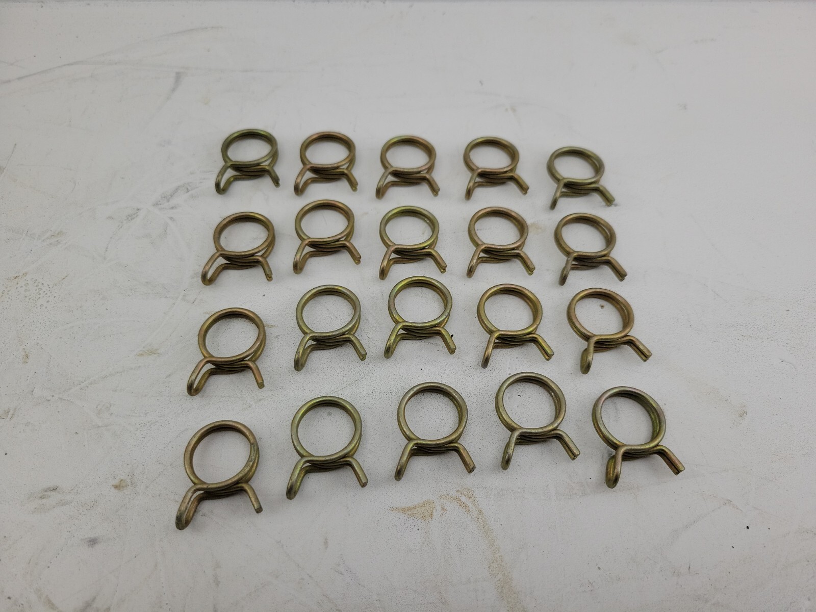 25pcs, Heavy Double Wire Spring Hose Clamp, Hose Band Clips 3/4" I.D ...