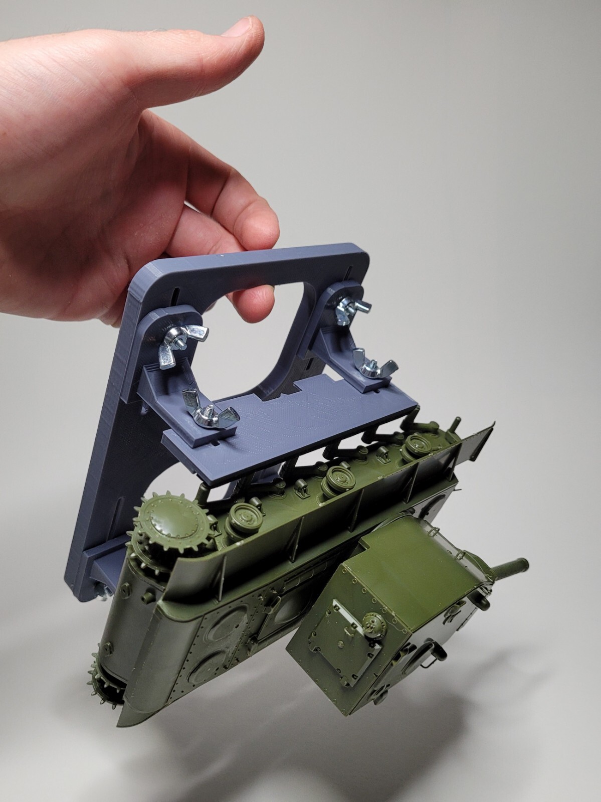 Model tank kit building berth and track tool 1/48 1/72 1/35 Armour jig ...