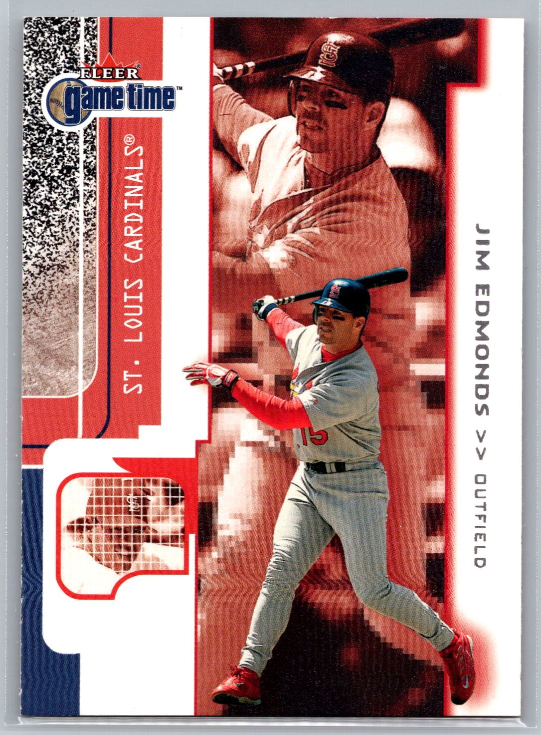 Jim Edmonds 2001 Fleer Game Time BASEBALL #76 St. Louis Cardinals | eBay