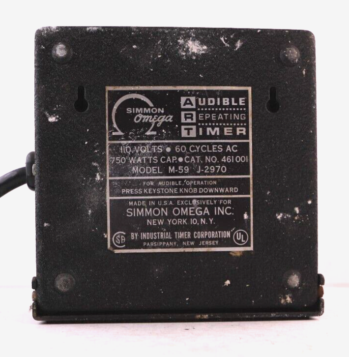 Simmon Omega Audible Repeating Timer | eBay