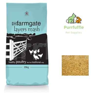 20KG FARMGATE LAYERS MASH BOCM POULTRY CHICKEN HEN TURKEY 16% PROTEIN ...