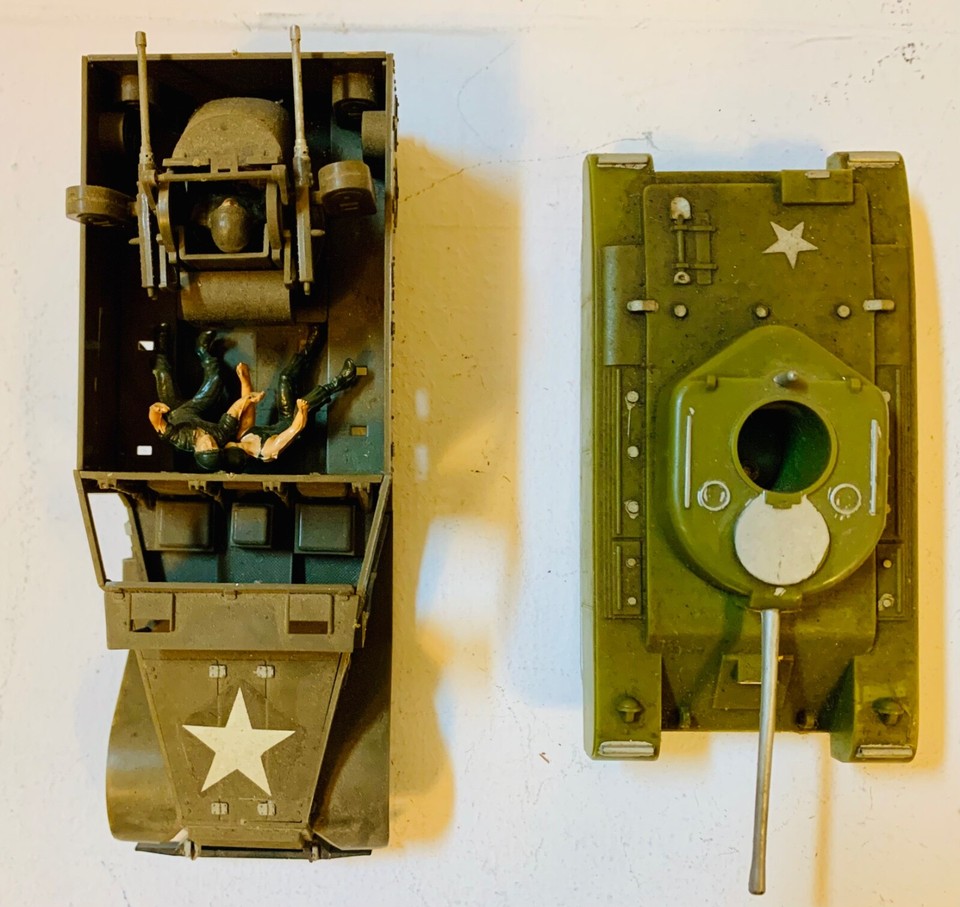 Collectible military shelf models - tanks, trucks & solider fair to ...