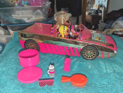 2019 LOL OMG CAR DANCE FLOOR & POOL W/ DRAG RACER & SPEEDSTAR DOLLS | eBay