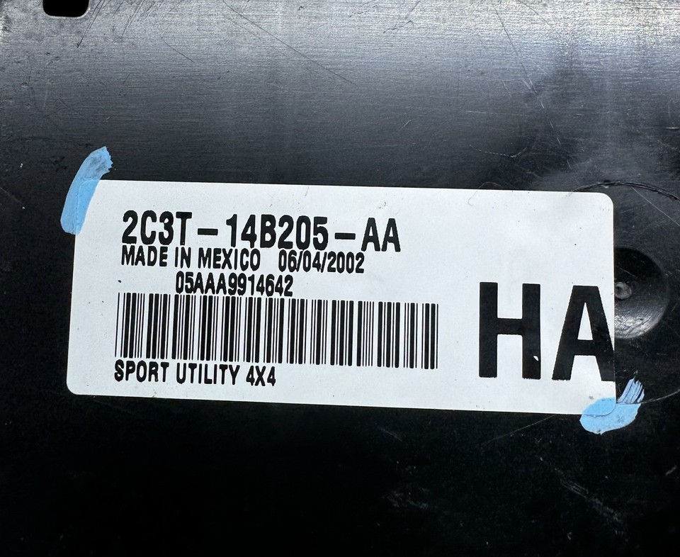 2002-2003 Ford F250 F350 Excursion 4x4 Interior GEM Module 3C3T-14B205 ...