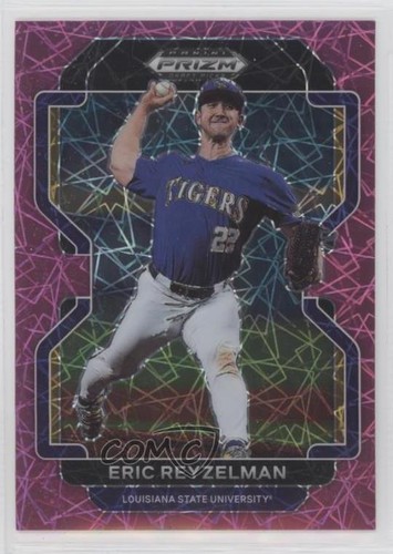 2022 Panini Prizm Draft Picks Neon Pink Velocity Prizm Eric Reyzelman # ...