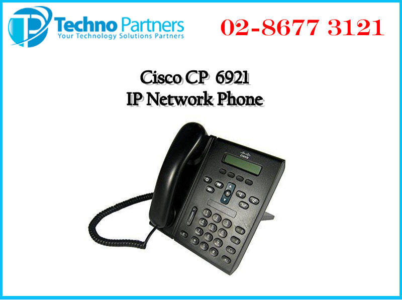 Cisco CP - 6921 IP Network Phone UC Phone Unified IP Phone 6921 1 year ...