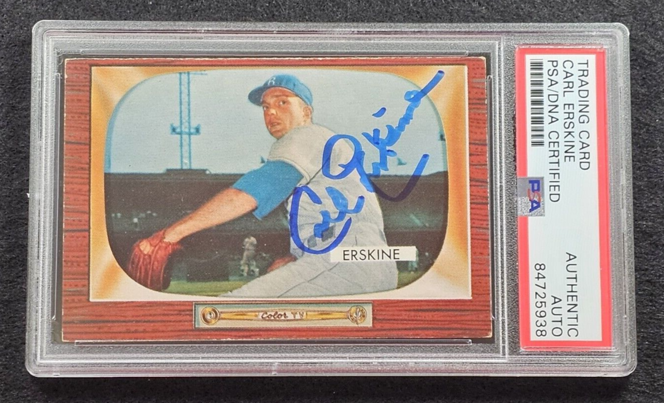 Carl Erskine Autographed Memorabilia | Signed Photo, Jersey ...