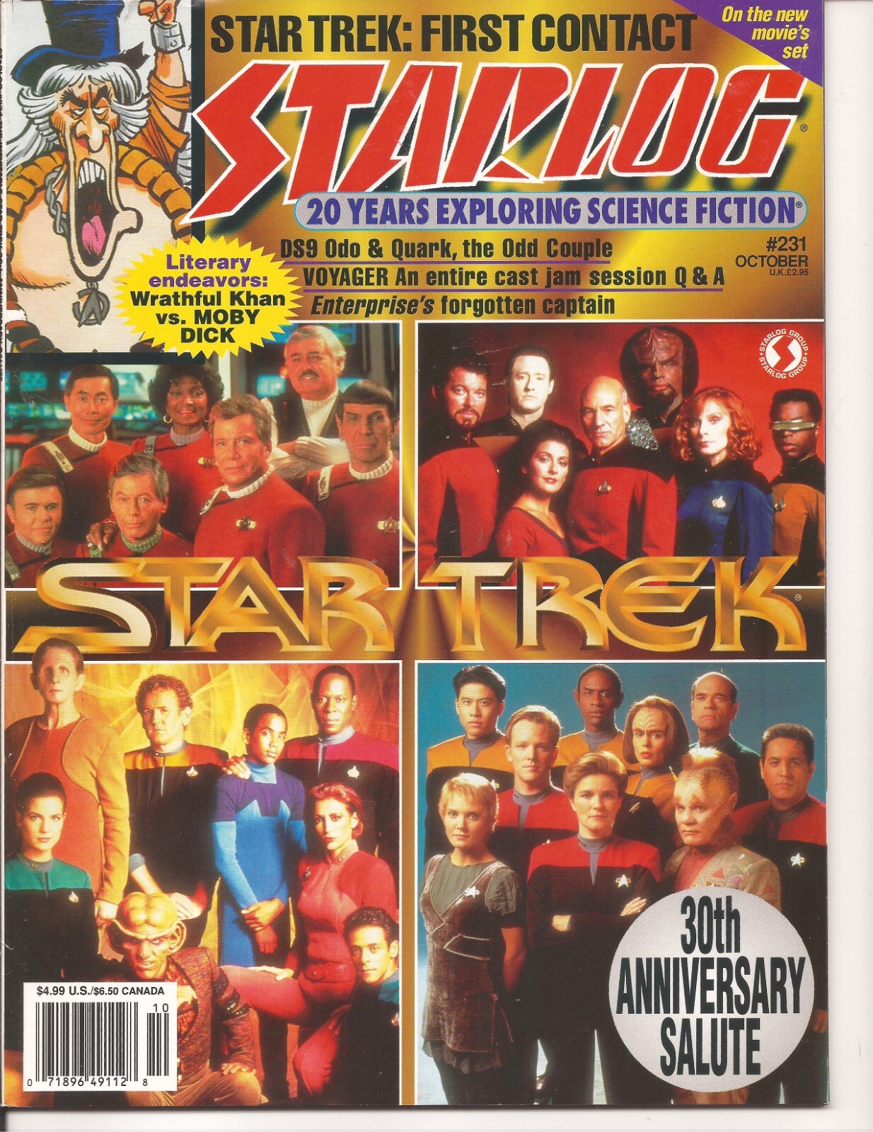 Starlog #231 Oct 1996 30th Anniversary Salute to Star Trek | eBay