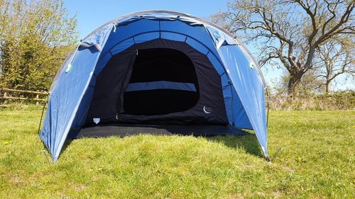Refurbished Eurohike Shadow 350 – 3-Person Tent with Nightfall Bedrooms ...