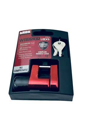 bROK Warrior Coupler Handle Trailer Lock ¼” Pin ⅝” Span Pick Proof | eBay