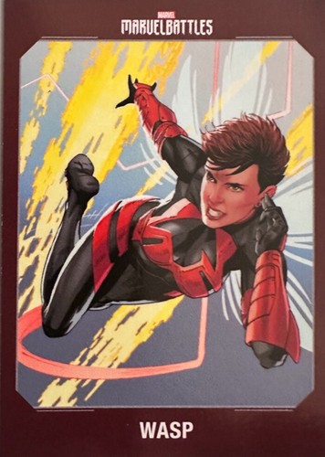 N.78 Wasp Character Card - Marvel Battles Trading Cards 2024 Panini ...
