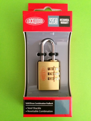 New Lockwood Combination Padlock 150/25/118/DP brisbane pickup fine | eBay