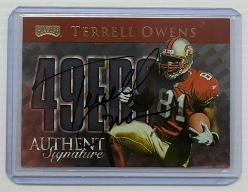 1999 Playoff Prestige SSD Terrell Owens Rookie Auto Autograph RC #106/ ...