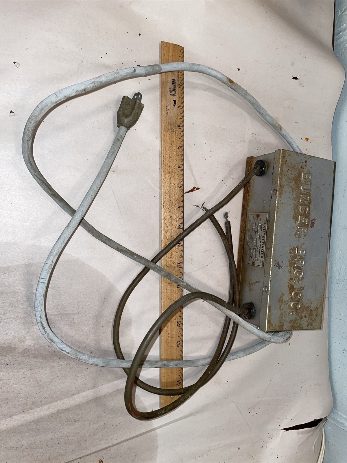 FRANCEFORMER Vintage 9020 H9 Neon Sign Transformer 120V to 9000V 20mA ...