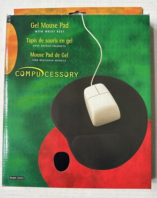 Compucessory GEL MOUSE PAD with WRIST COMFORT & ERGONOMIC Design NEW ...