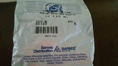 New Barnes Distribution 10115 Lok-Line Connector 1/4"x1/8" NPT Plastic ...