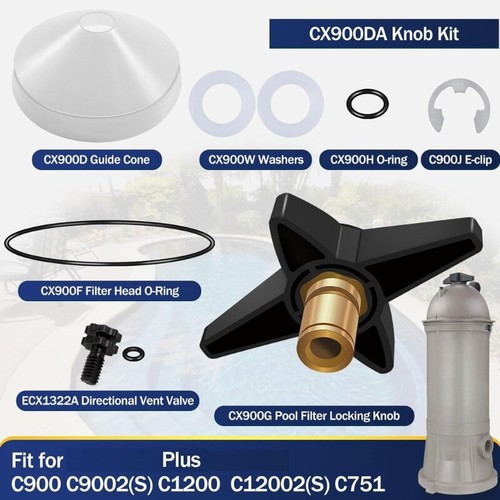 Pool Filter Knob Set Easy to Use Locking Knob Replacement Pool Filter ...