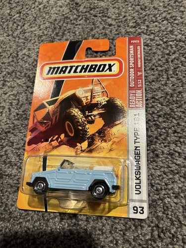 Matchbox #93 Volkswagen Type 181 / Blue / Outdoor Sportsman (2009) | eBay