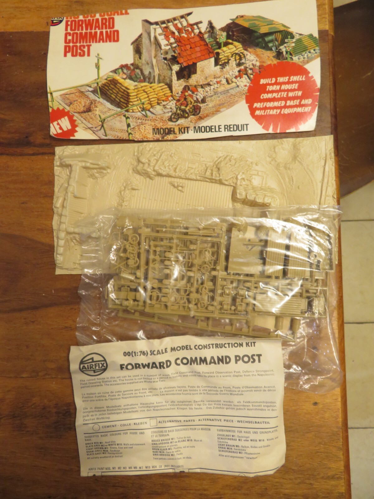 Airfix 1/76 Forward Command Post Unmade Model Kit NO DECALS OR BOX | eBay