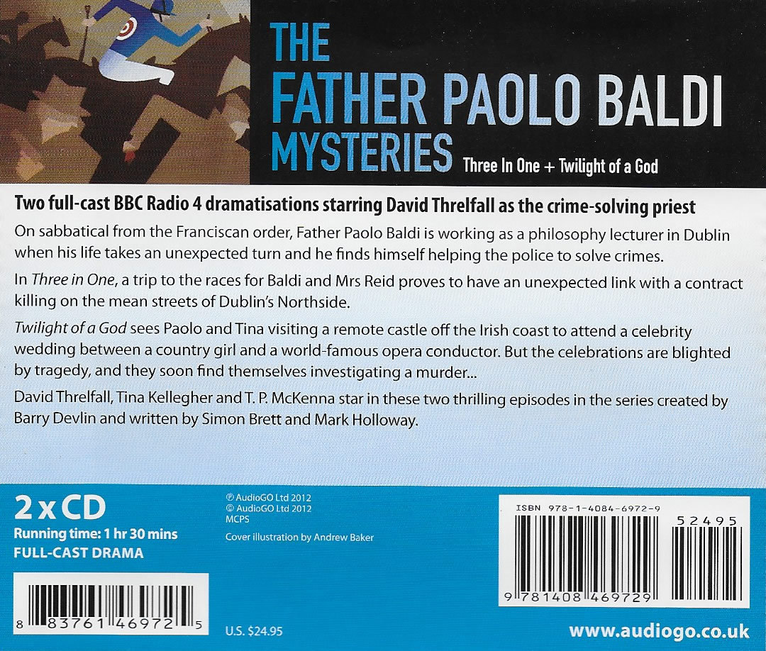 Father Paolo Baldi Mysteries THREE IN ONE & TWILIGHT OF A GOD Full Cast ...