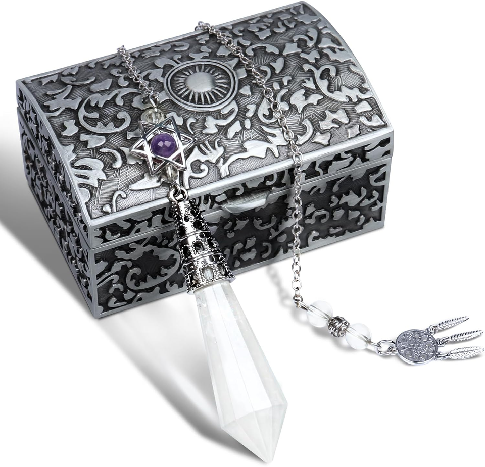Pendulum Crystal, Natural Crystal Pendulums for Divination ...
