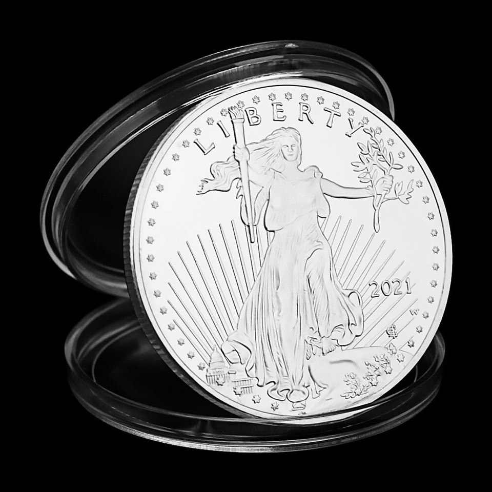 60 coin holders 39mm direct fit coin capsules for 1 OZ SILVER OR COPPER ...
