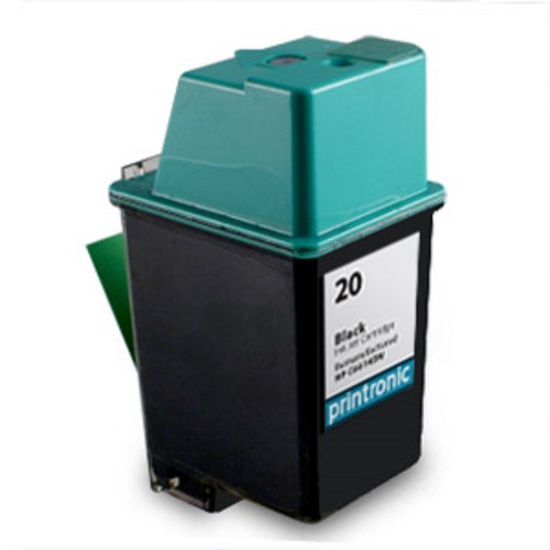 Black HP 20 Ink Cartridge C6614D FAX 1010 1010xi 1020 1020xi 1040 ...