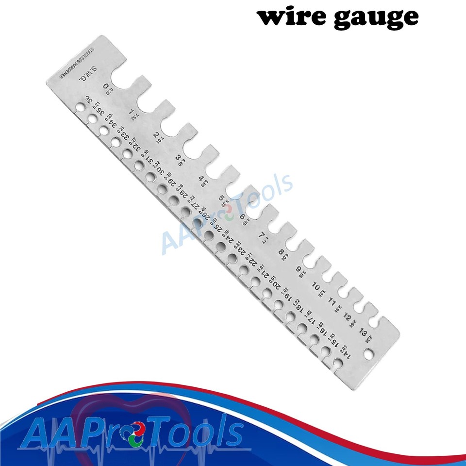 5 Wire Gauge Thickness Measuring Wire/Sheet Metal Gage Measurement ...