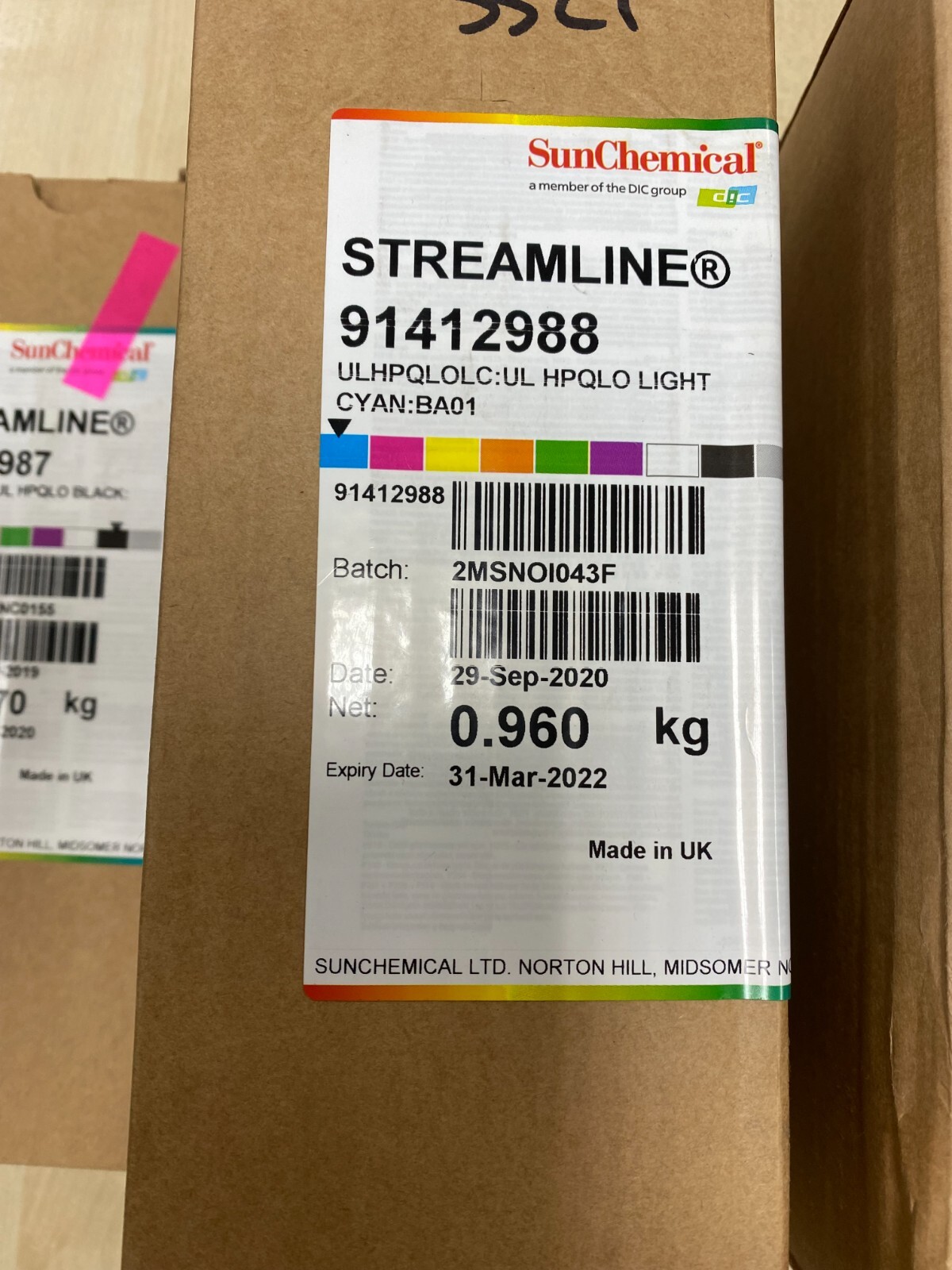 Mimaki SS21 Sun Chemical HPQLO 1ltr Bottles Eco Solvent Printer Inks ...