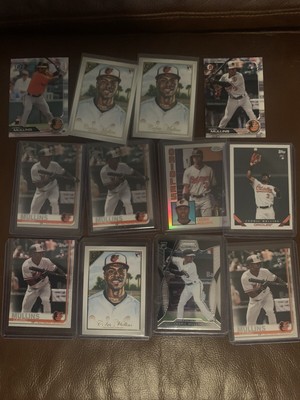 Cedric Mullins rookie card lot 12 cards chrome bowman topps | eBay