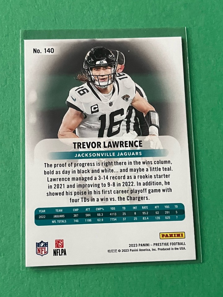 2023 Prestige Football Trevor Lawrence #140 Diamond Xtra Points | eBay